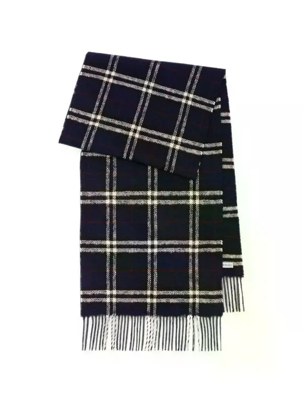 Burberry Check Wool Cashmere Scarf