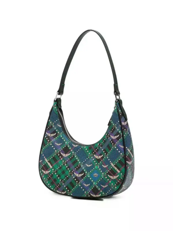 Zadig&Voltaire Z Night Out Plaid-pattern Shoulder Bag