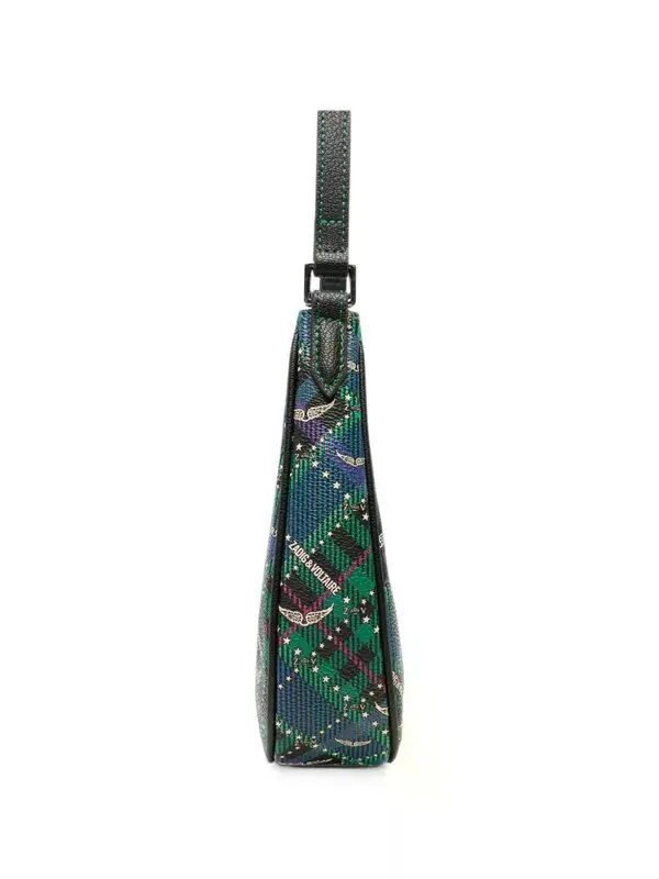 Zadig&Voltaire Z Night Out Plaid-pattern Shoulder Bag