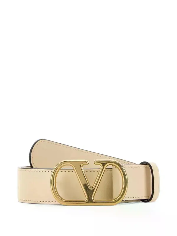 Valentino Garavani Vlogo Signature Belt - Neutrals