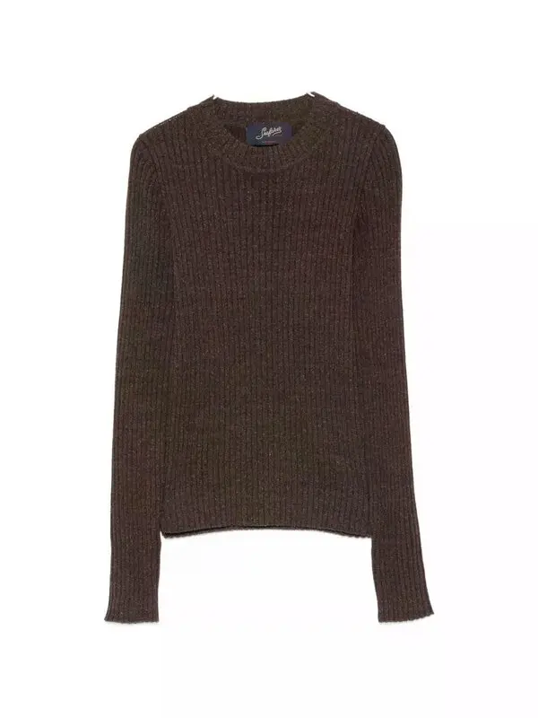 Seafarer Ribbed-knit Sweater - Brown