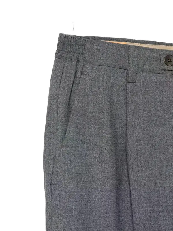 Alpha Industries Pleated-front Cuffed Trousers