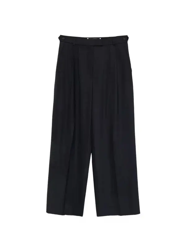 FRENKEN Pleated Wide-leg Trousers