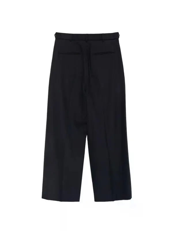 FRENKEN Pleated Wide-leg Trousers