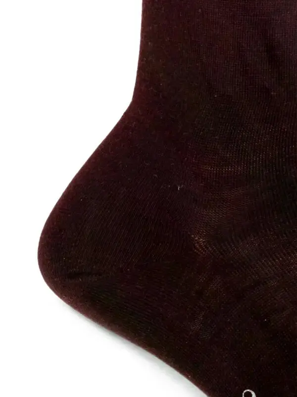 VIVIENNE WESTWOOD Orb-embroidered Ribbed-trim Socks