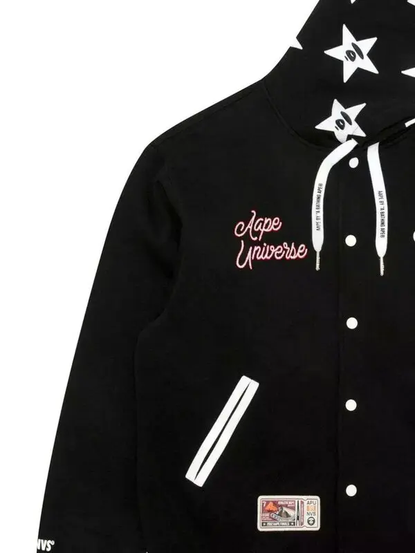AAPE BY *A BATHING APE Moonface Logo-patch Hoodie