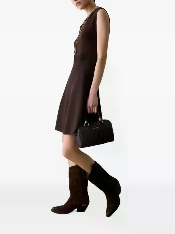 Liu Jo Knit Dress With Lace Detail