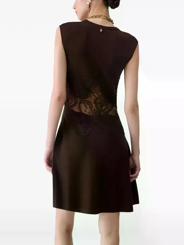 Liu Jo Knit Dress With Lace Detail