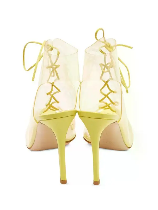 GIANVITO ROSSI Helmut Lace-up Ankle Boots - Green