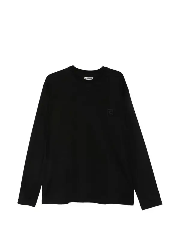 WOOYOUNGMI Logo Print Long Sleeve Sweater