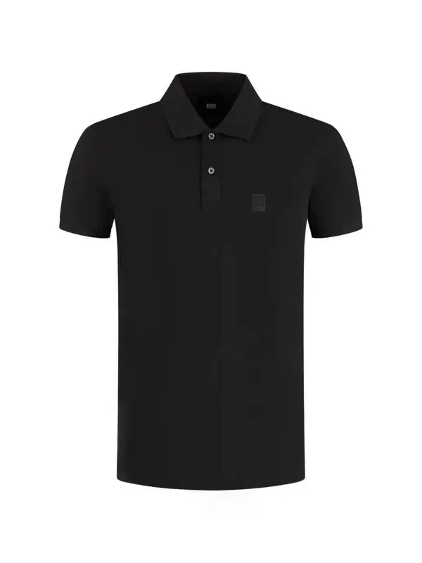 C.P. COMPANY Metropolis Series Logo-patch Polo Shirt