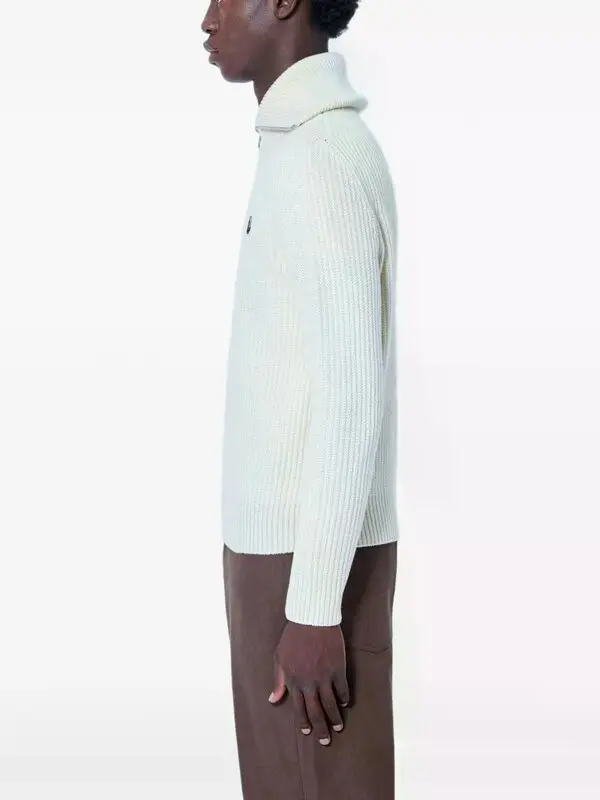 Moncler Half-zip Ribbed Sweater