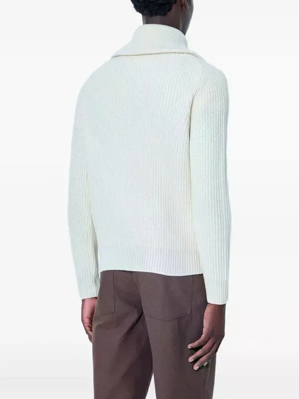 Moncler Half-zip Ribbed Sweater