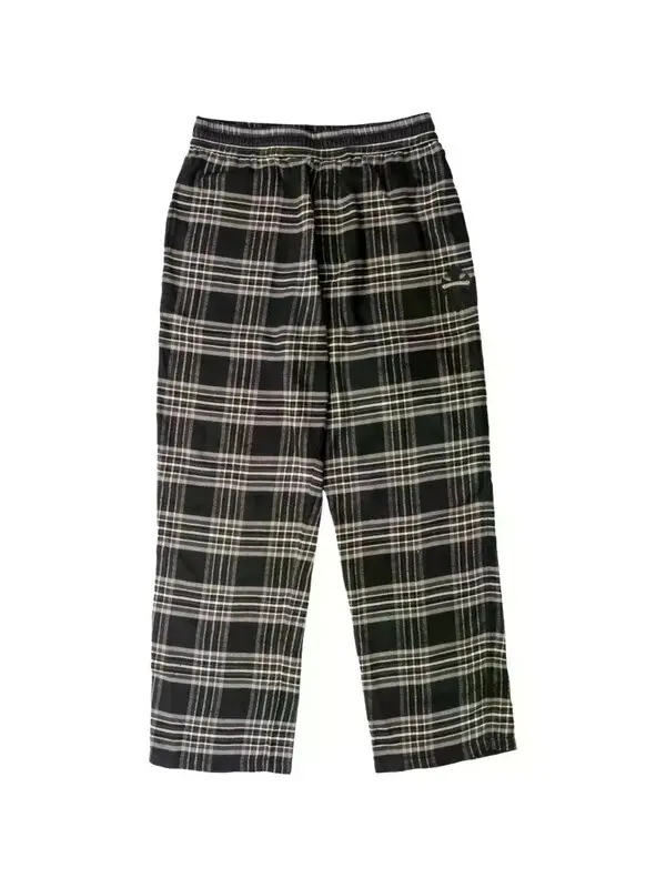 Chrome Hearts After School Leather Cross Patch Trousers