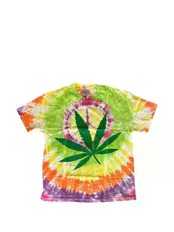 GALLERY DEPT. Tie-dye Graphic-print T-shirt - Green