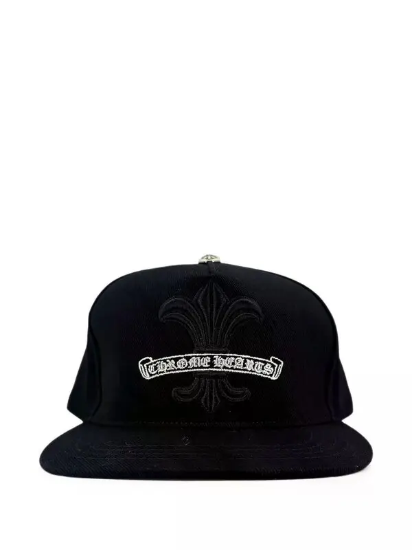 Chrome Hearts Fleur De Lis Logo-embroidered Baseball Cap - Black
