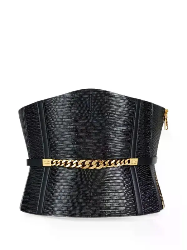 Elisabetta Franchi Bustier-style Leather Belt