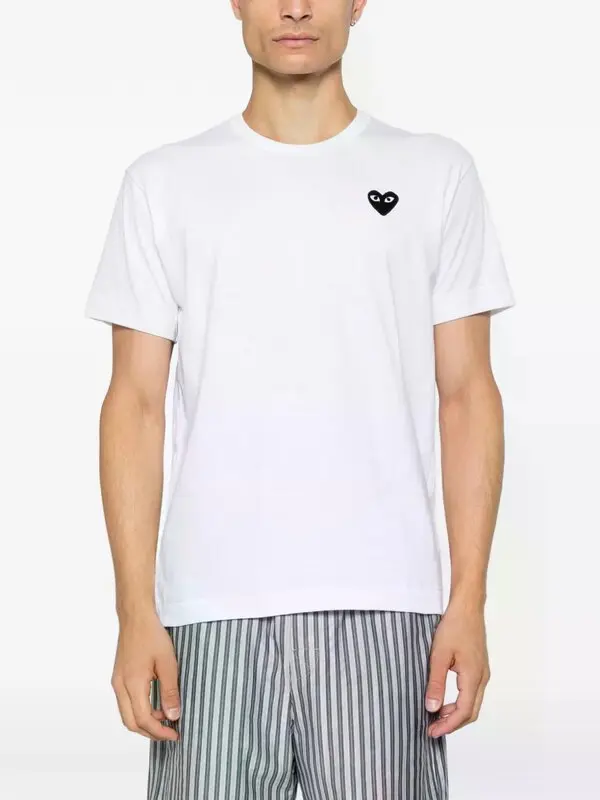 Comme Des Garçons Play Logo-print T-shirt