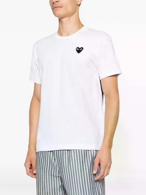 Comme Des Garçons Play Logo-print T-shirt