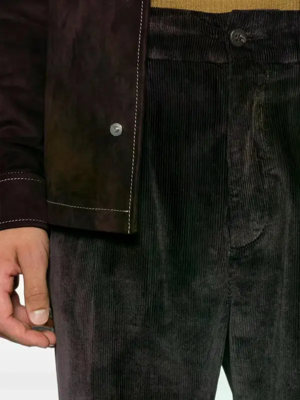 Eleventy Dark Corduroy Trousers