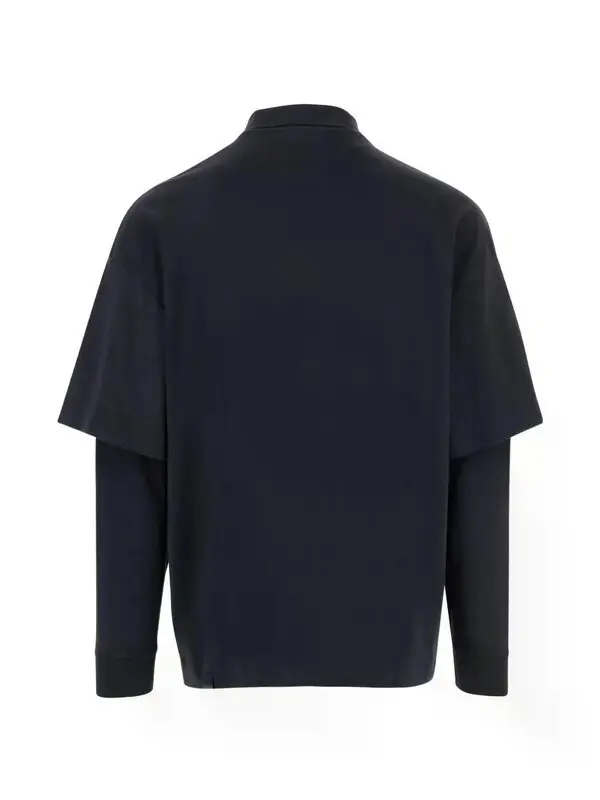 DARKPARK Zack Layered Polo Shirt - Blue