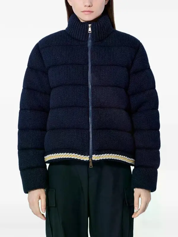 Moncler High-neck Padded Jacket - Blue