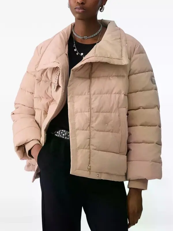 Liu Jo Jacket With Jewel Strap - Neutrals