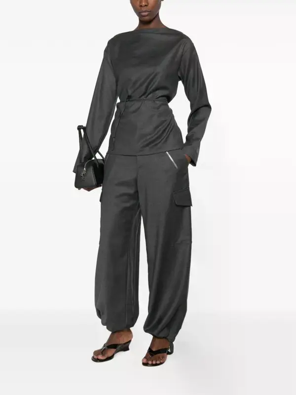Barena Venezia Elasticated-cuff Tapered Trousers