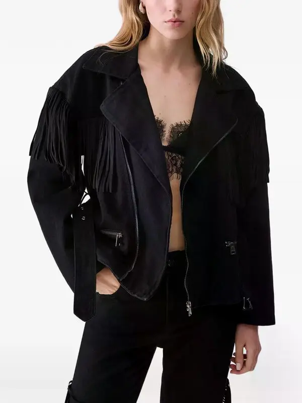Liu Jo Denim-jacket With Fringe