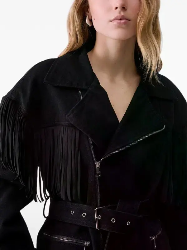 Liu Jo Denim-jacket With Fringe