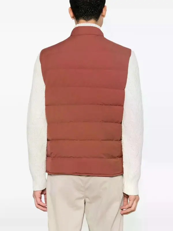 Eleventy Quilted High-neck Gilet
