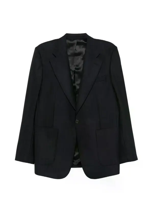 SPINA Herringbone-pattern Single-breasted Jacket