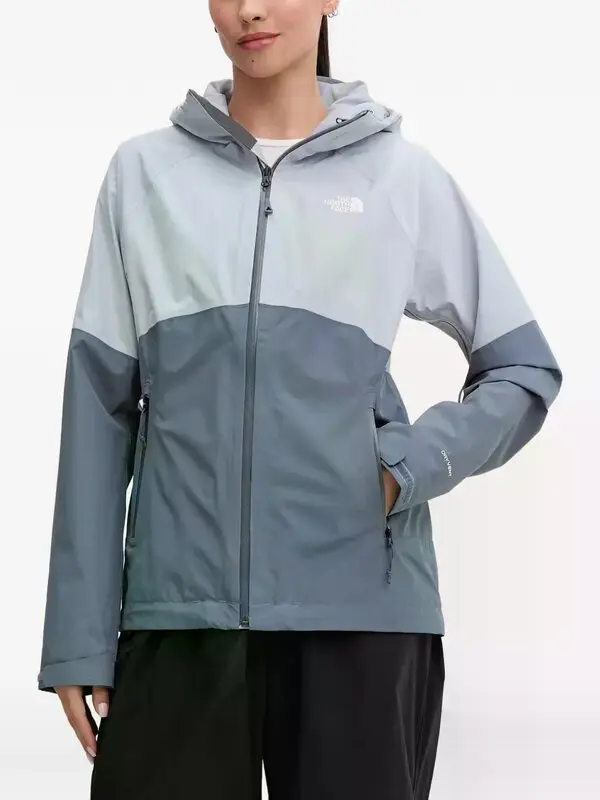 The North Face Diablo Dynamic Zip-in Colour-block Hooded Jacket - Blue