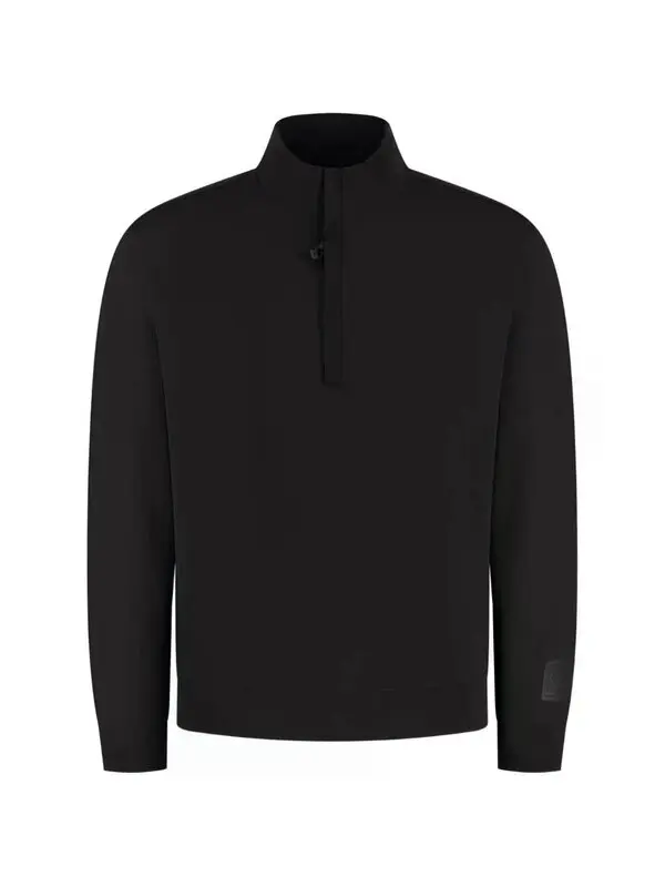 C.P. COMPANY Metropolis Series Quarter-zip Sweater - Black