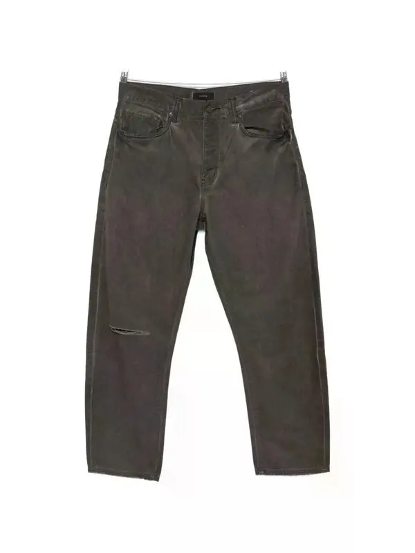 PURPLE BRAND Distressed Wide-leg Jeans - Brown