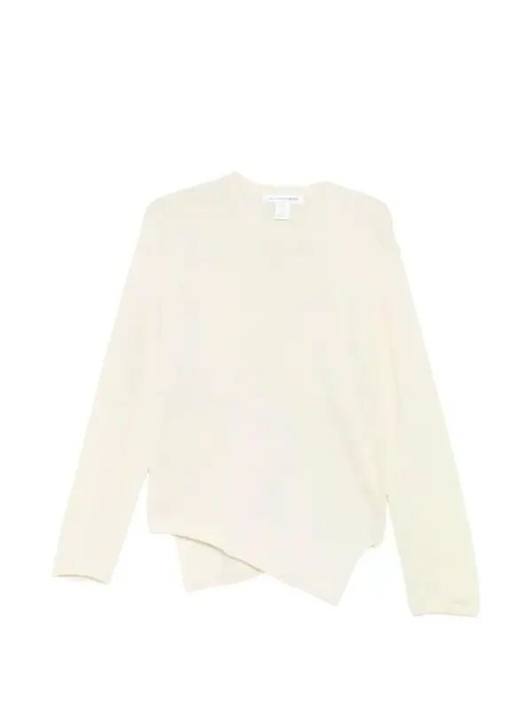Comme Des Garçons Asymmetric-hem Sweater