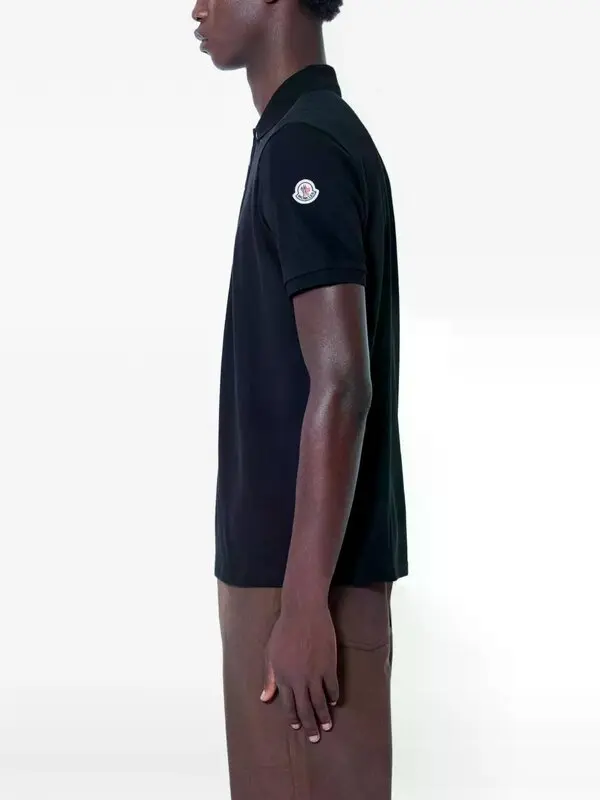 Moncler Logo-patch Short-sleeved Polo Shirt
