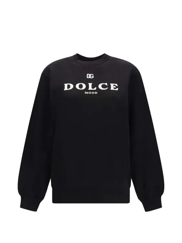 Dolce & Gabbana Logo-print Sweatshirt - Black
