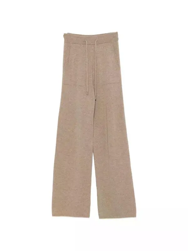 Max Mara Drawstring-waist Knitted Trousers - Neutrals