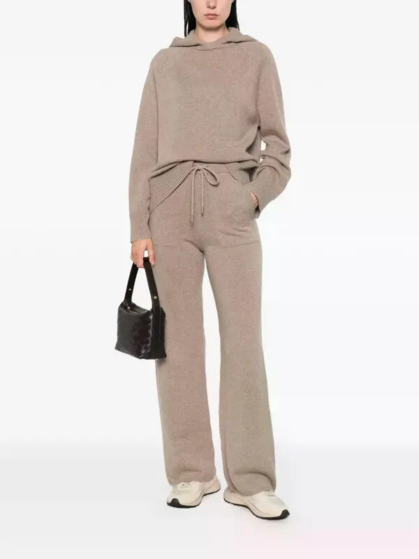 Max Mara Drawstring-waist Knitted Trousers - Neutrals