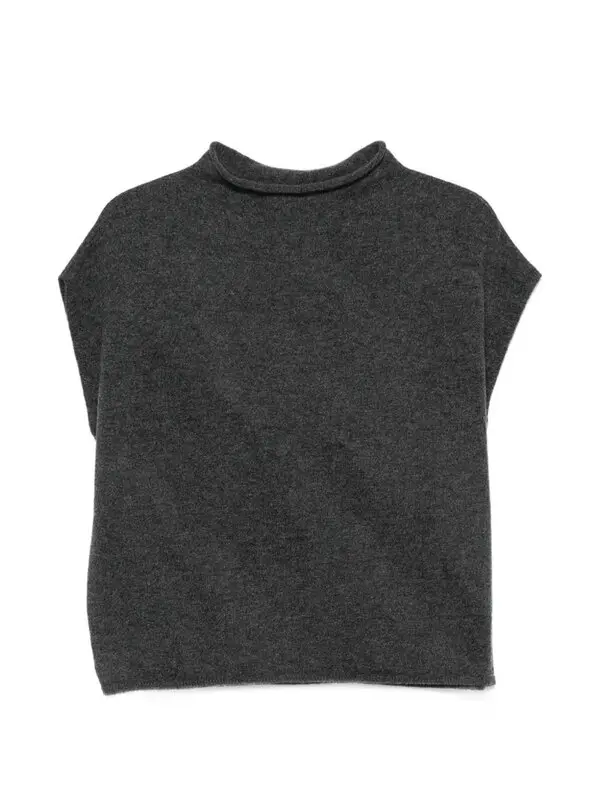 WHYCI Roll-neck Sleveless Jumper