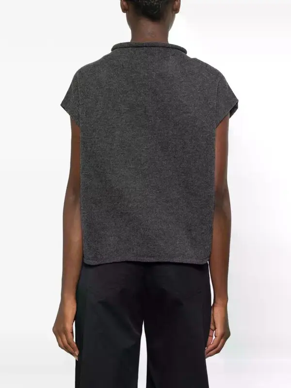 WHYCI Roll-neck Sleveless Jumper