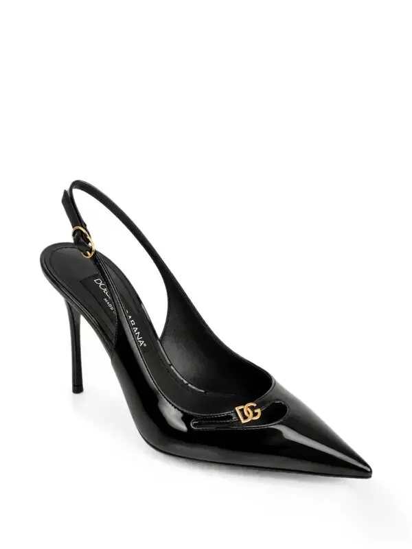 Dolce & Gabbana Dg Logo Slingback Pumps