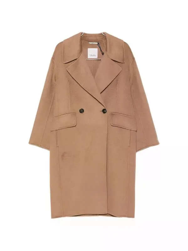 Max Mara Double-breasted Notched-lapel Coat - Brown