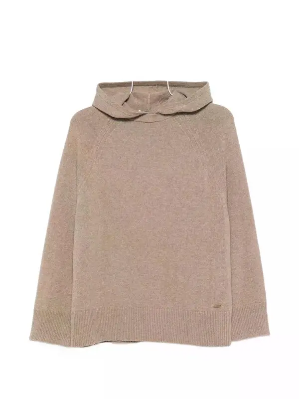 Max Mara Raglan-sleeve Cashmere Hoodie - Neutrals
