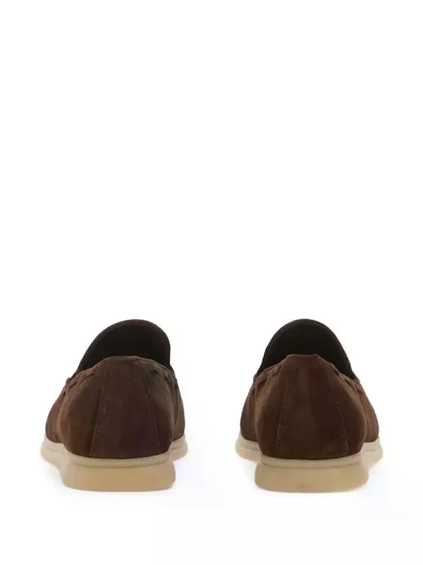 Guess Aryanai Logo-charm Suede Loafers