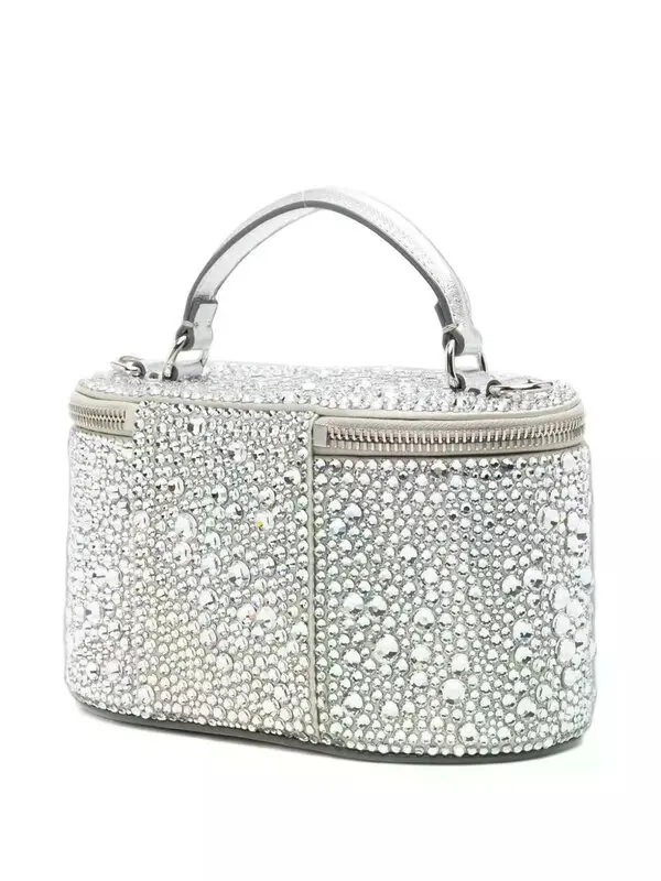 Valentino Garavani Vlogo Signature Crystal-embellished Vanity Case Mini Bag