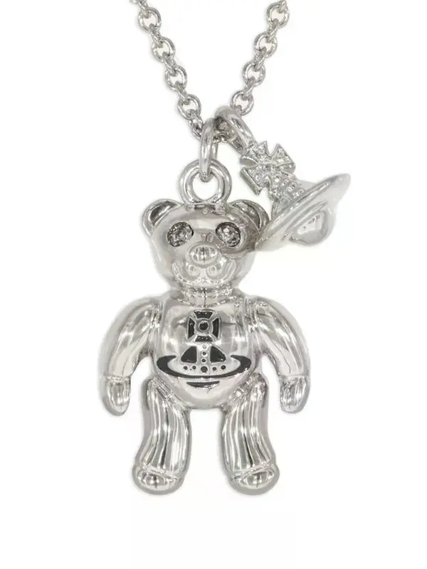 VIVIENNE WESTWOOD Teddy Bear Pendant Necklace