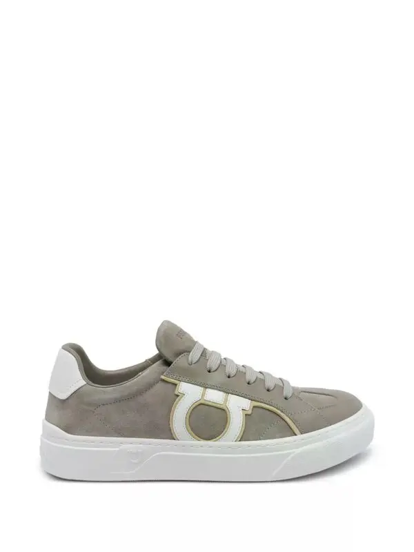 FERRAGAMO Gancini Sneakers - Grey