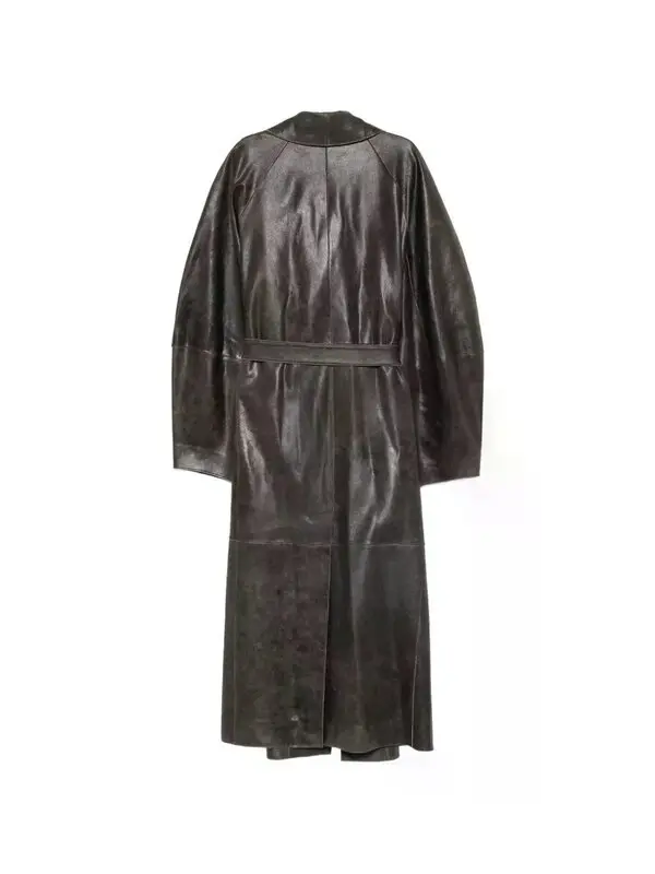 ALYSI Belted Notched-lapel Coat